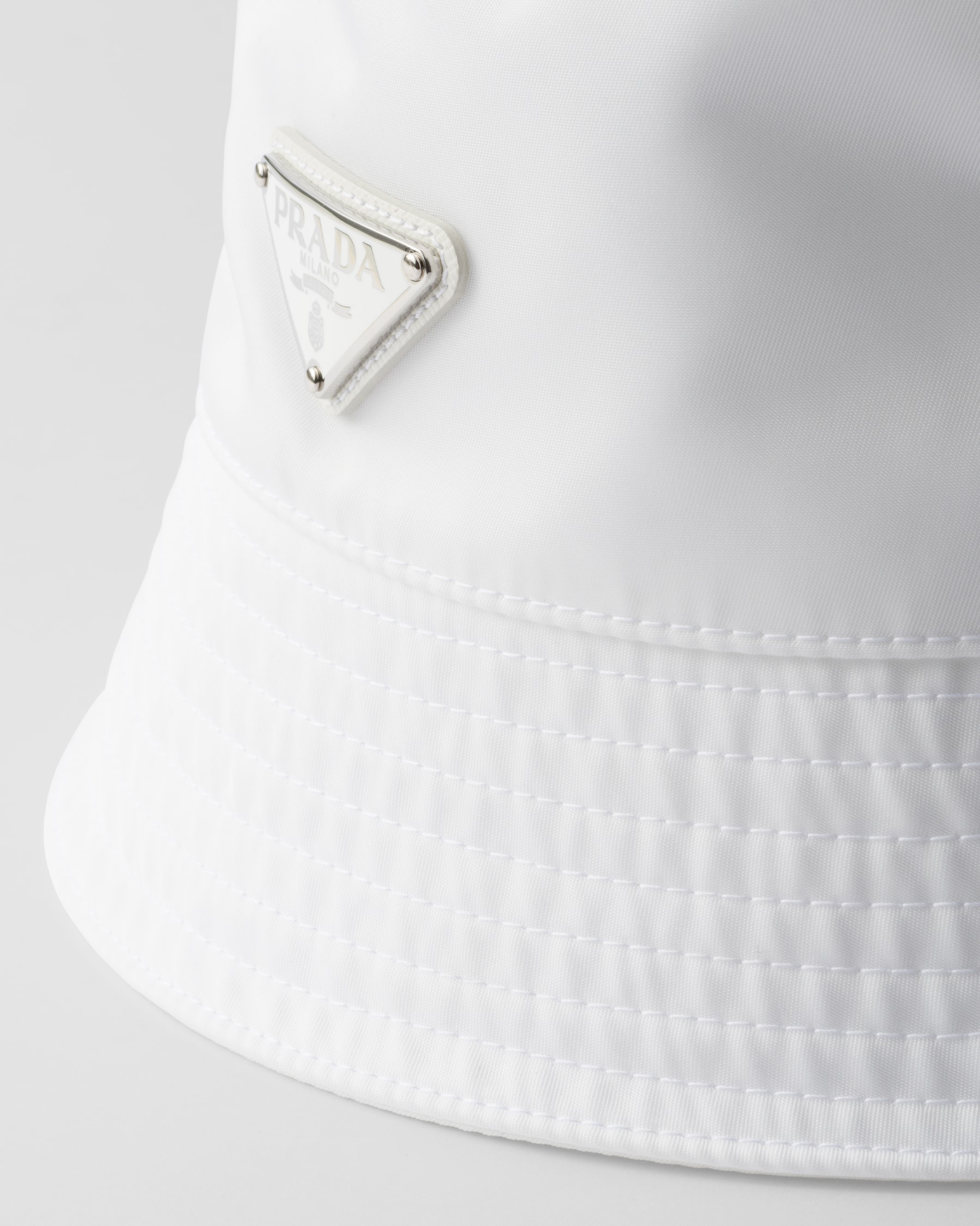 White Re-nylon Bucket Hat | PRADA