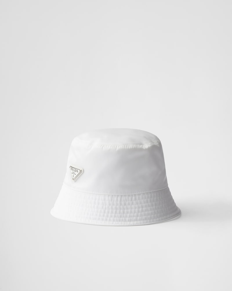 White Re-nylon Bucket Hat | PRADA