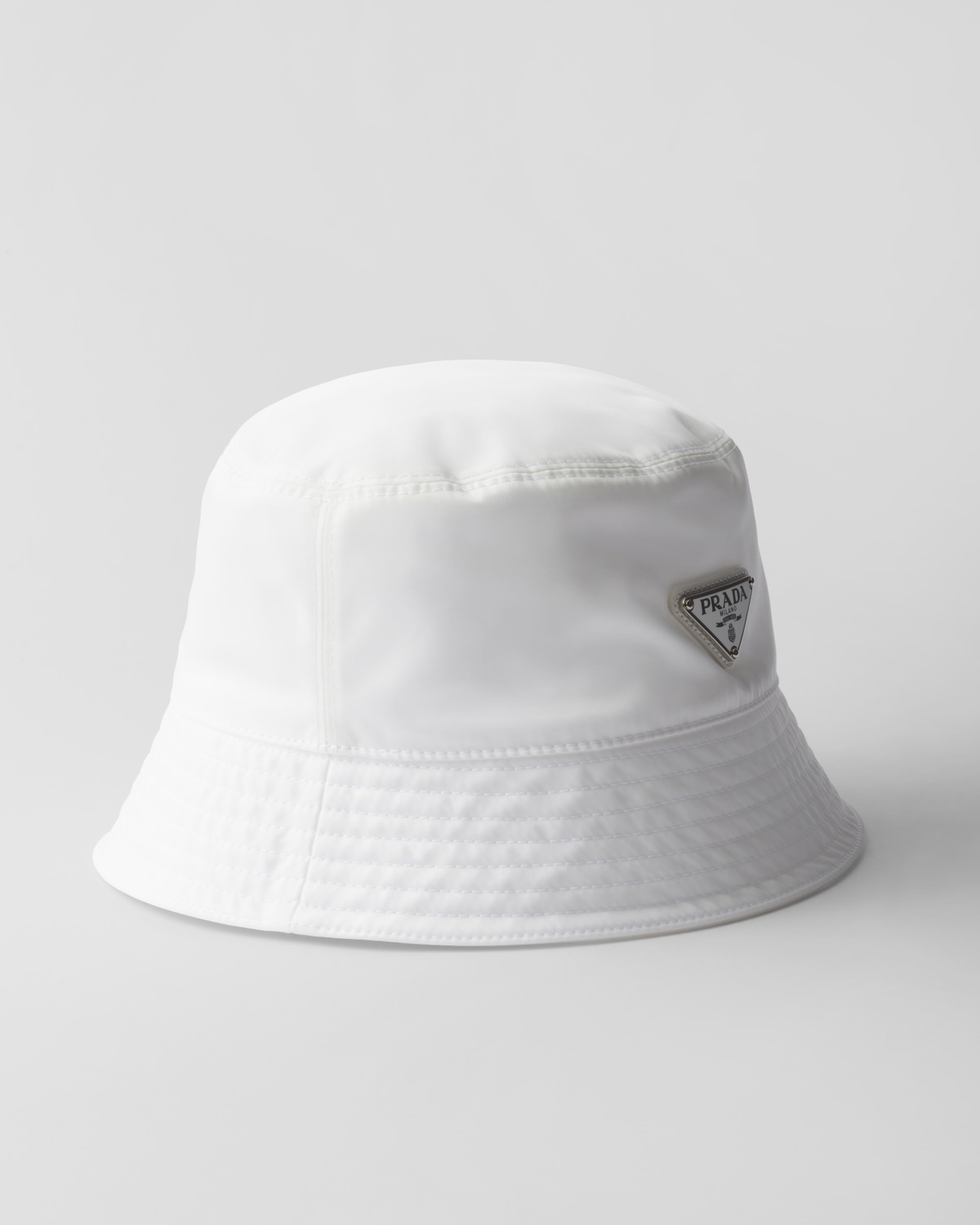 White Re-nylon Bucket Hat | PRADA