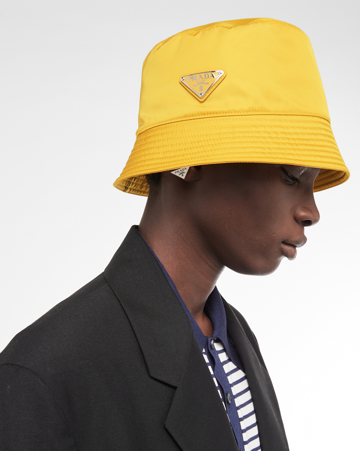 Yellow Re-nylon Bucket Hat | PRADA
