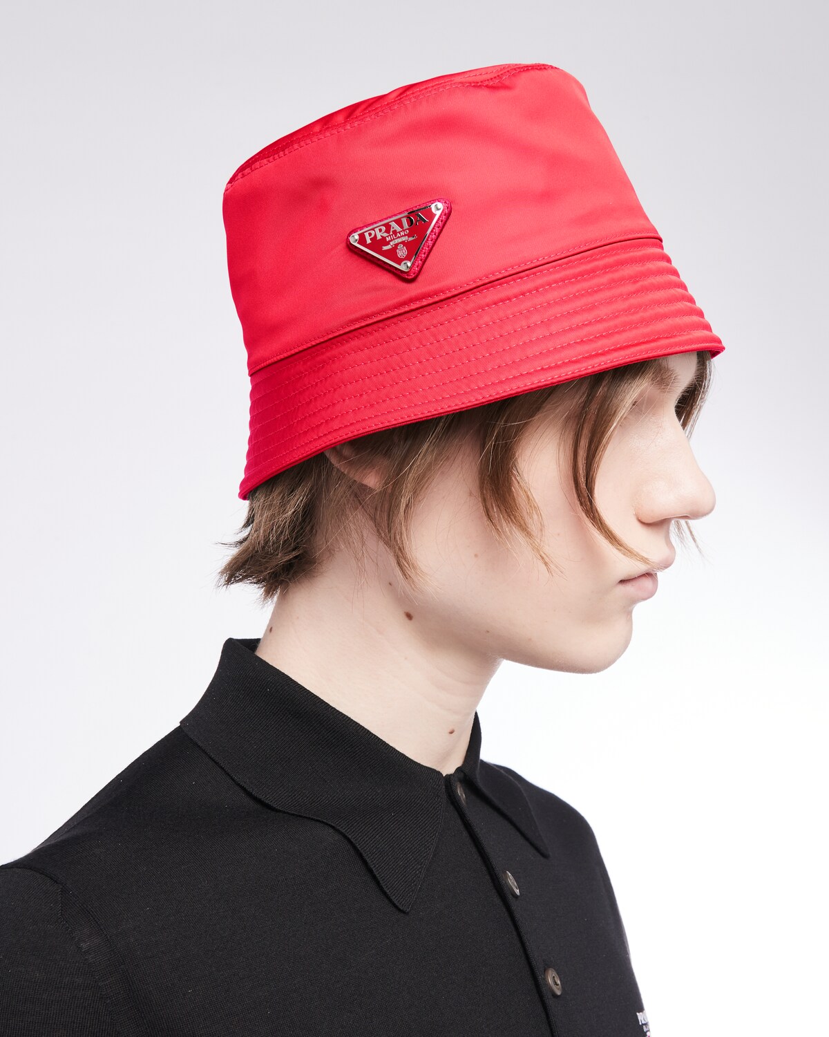 Red Re-nylon Bucket Hat | PRADA