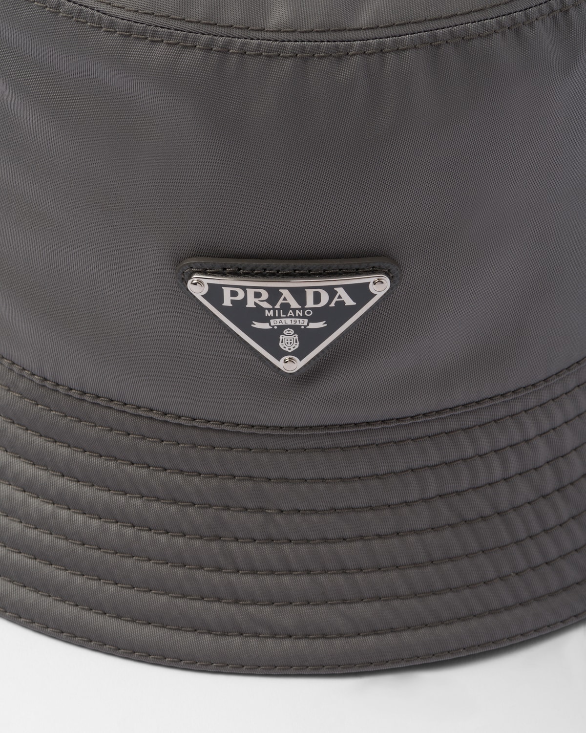 Marble Gray Re-nylon Bucket Hat | PRADA