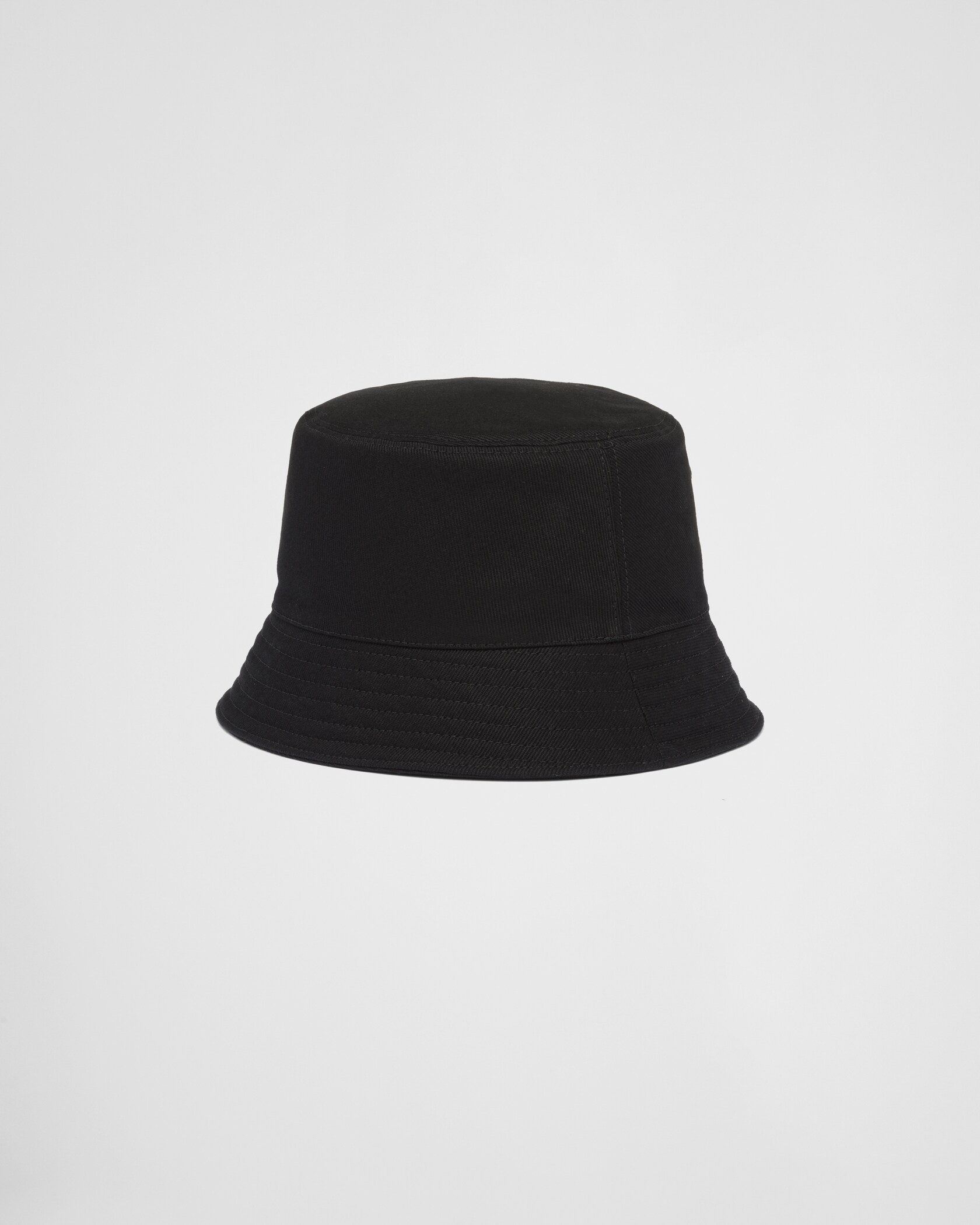 Chapéu Bucket Em Sarja Preto | PRADA