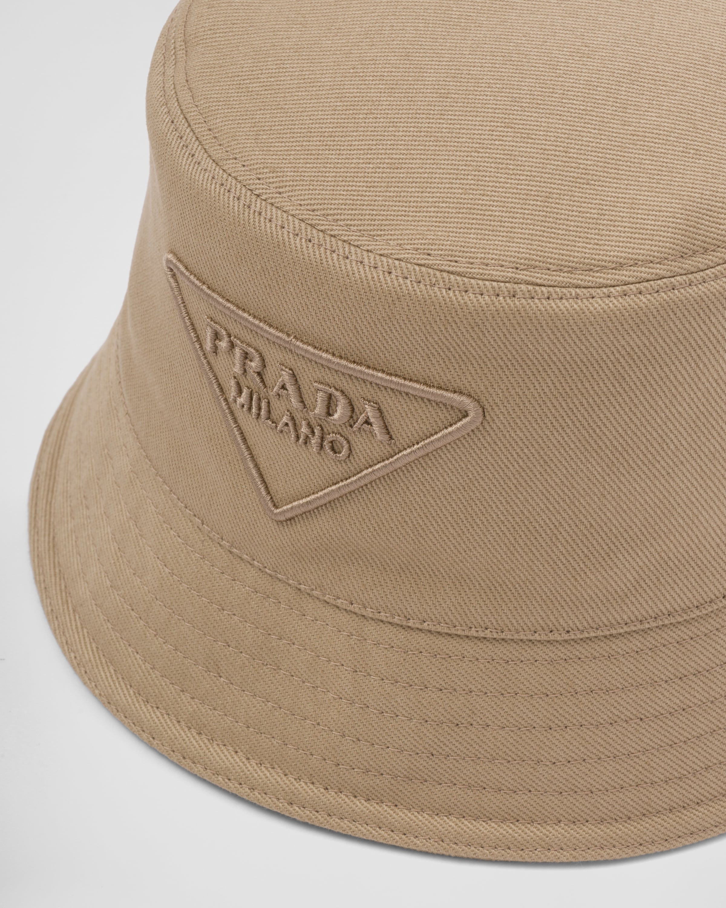 Khaki Drill bucket hat | Prada