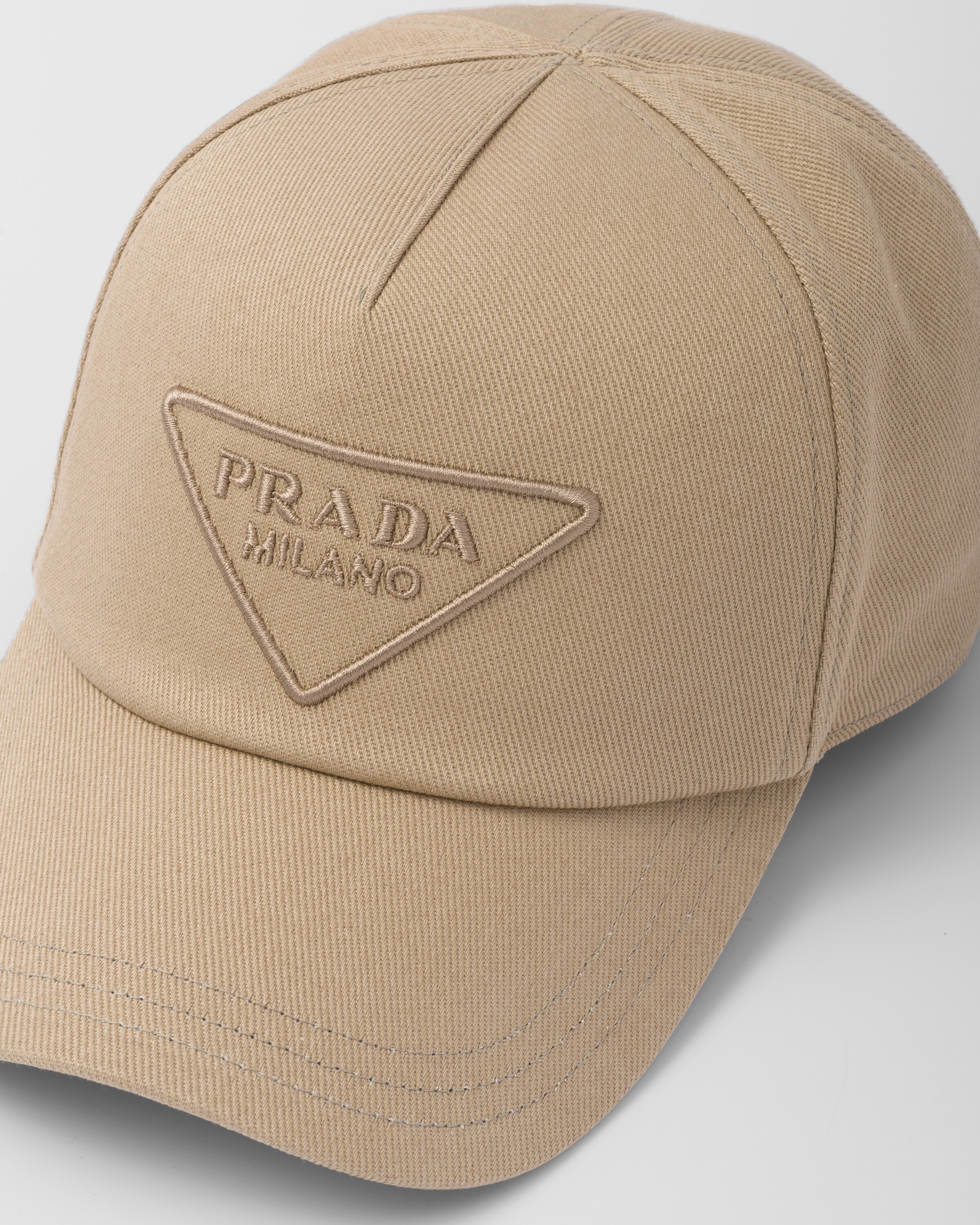 Khaki Drill Baseball Cap | PRADA