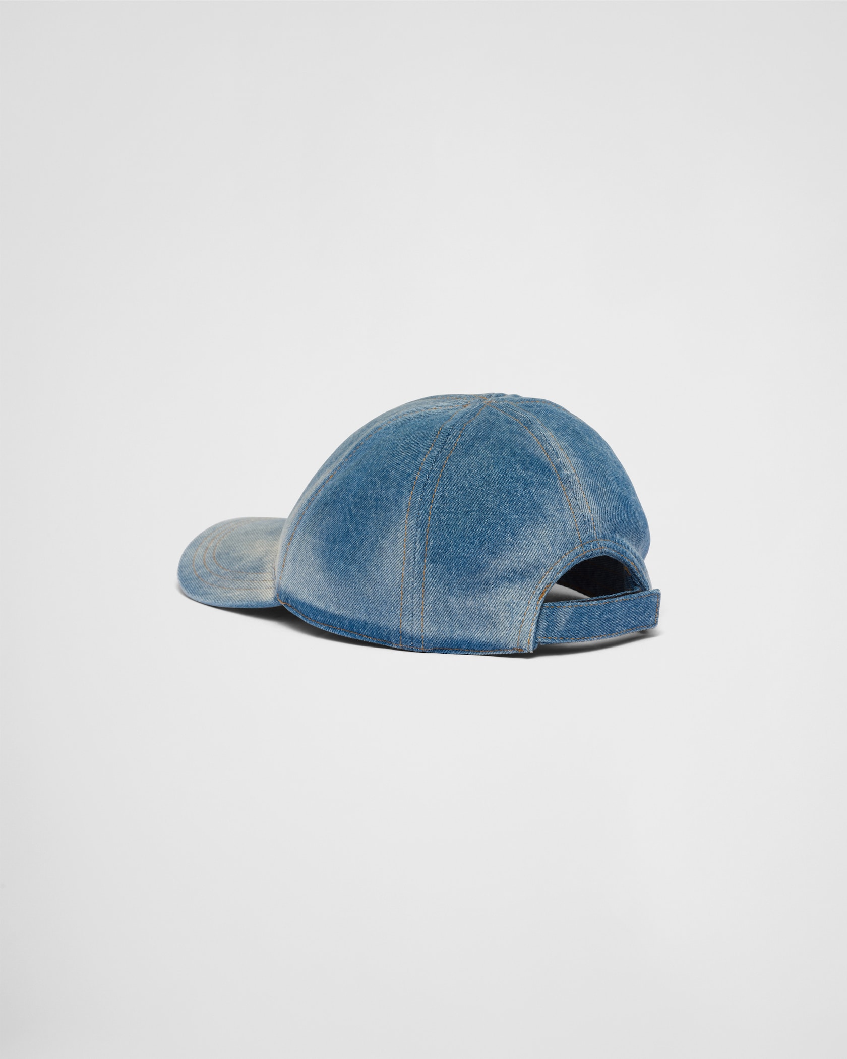 Light Blue Denim Baseball Cap | PRADA