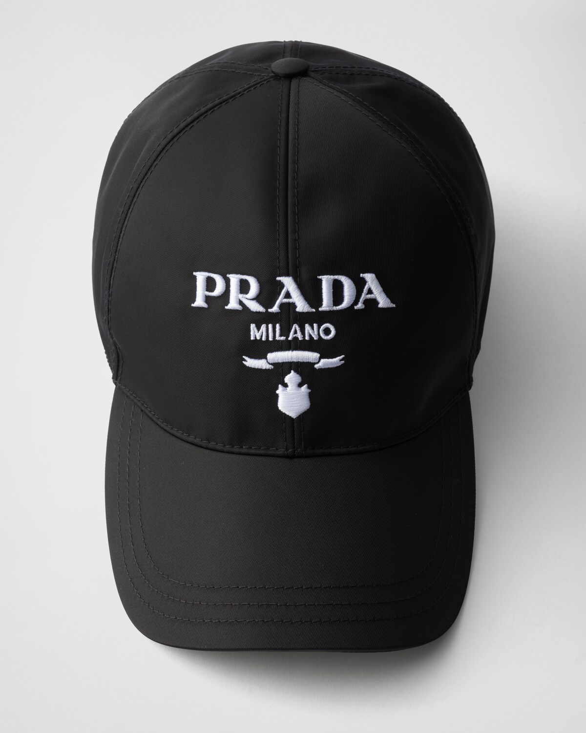 Black/white Re-nylon Baseball Cap | PRADA