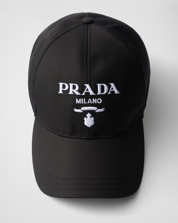 Black/white Re-nylon Baseball Cap | PRADA