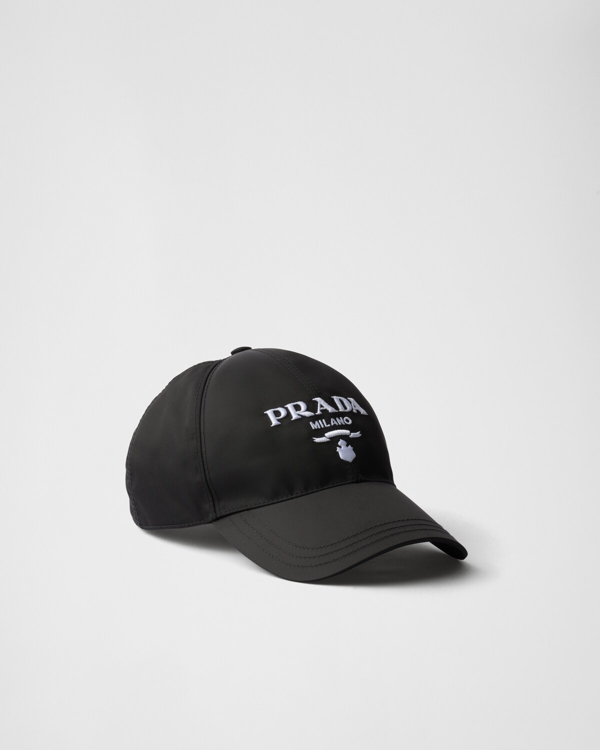 Black/white Re-nylon Baseball Cap | PRADA