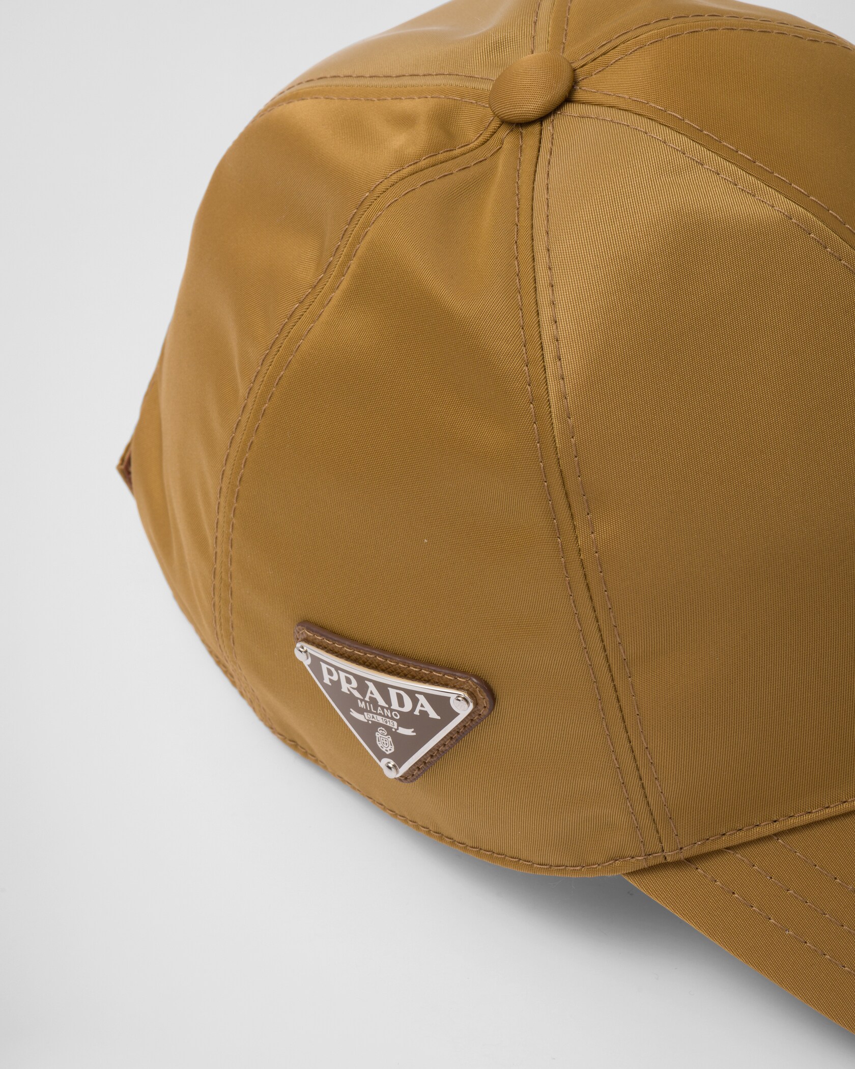 Tobacco Re-nylon Baseball Cap | PRADA