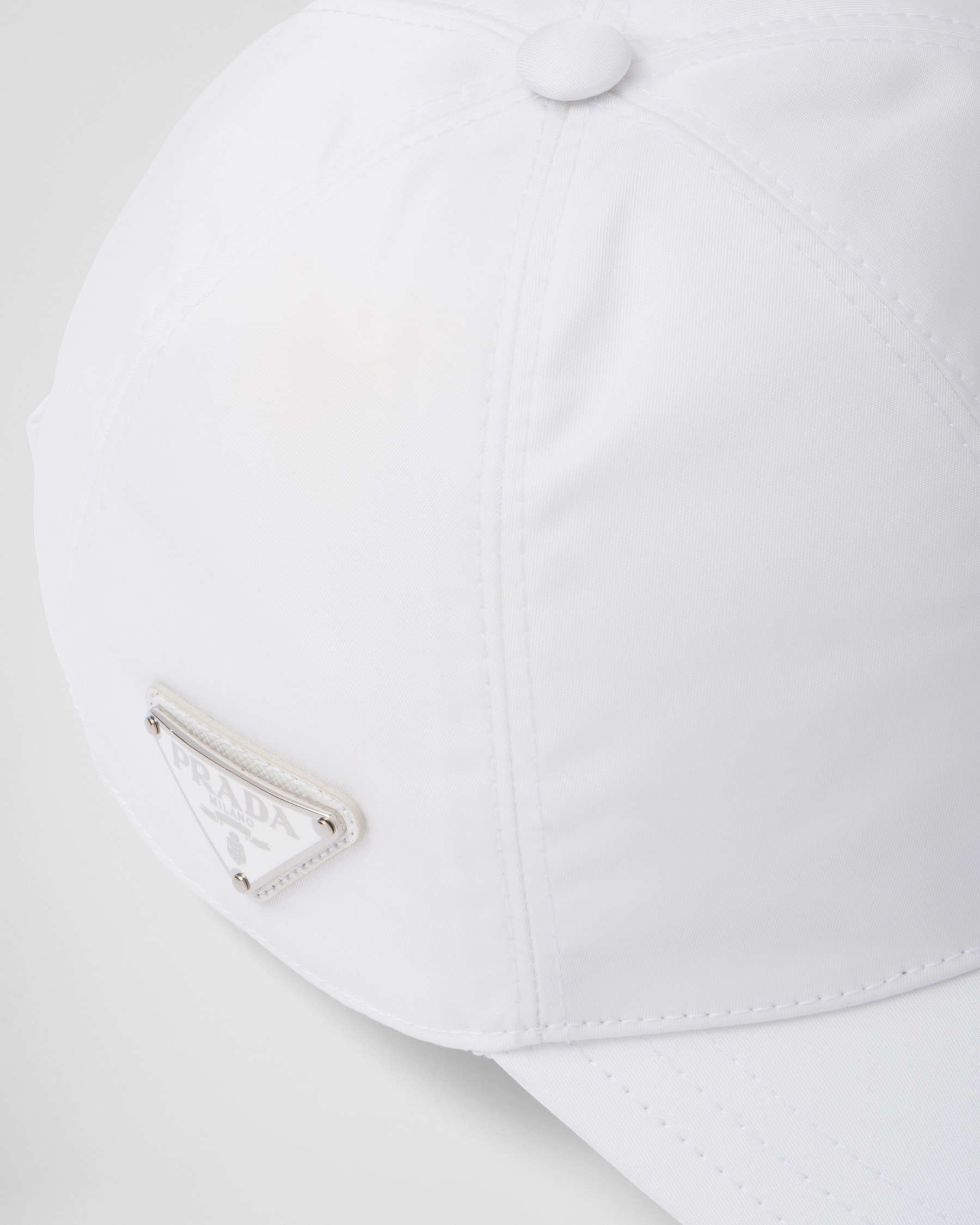 White Re-nylon Baseball Cap | PRADA