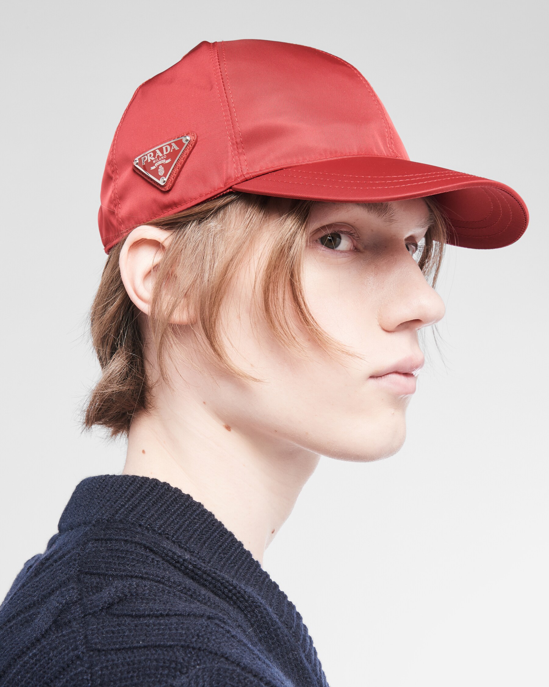 Red Re-nylon Baseball Cap | PRADA
