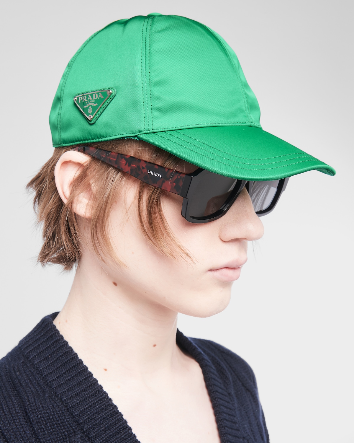 Mint Green Re-nylon Baseball Cap | PRADA