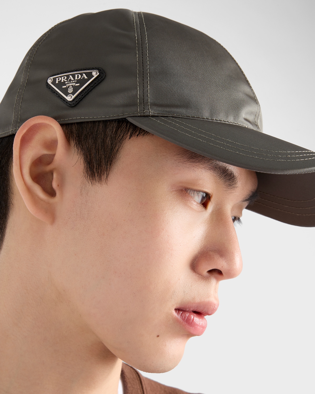 Forest Green Re-nylon Baseball Cap | PRADA - United States