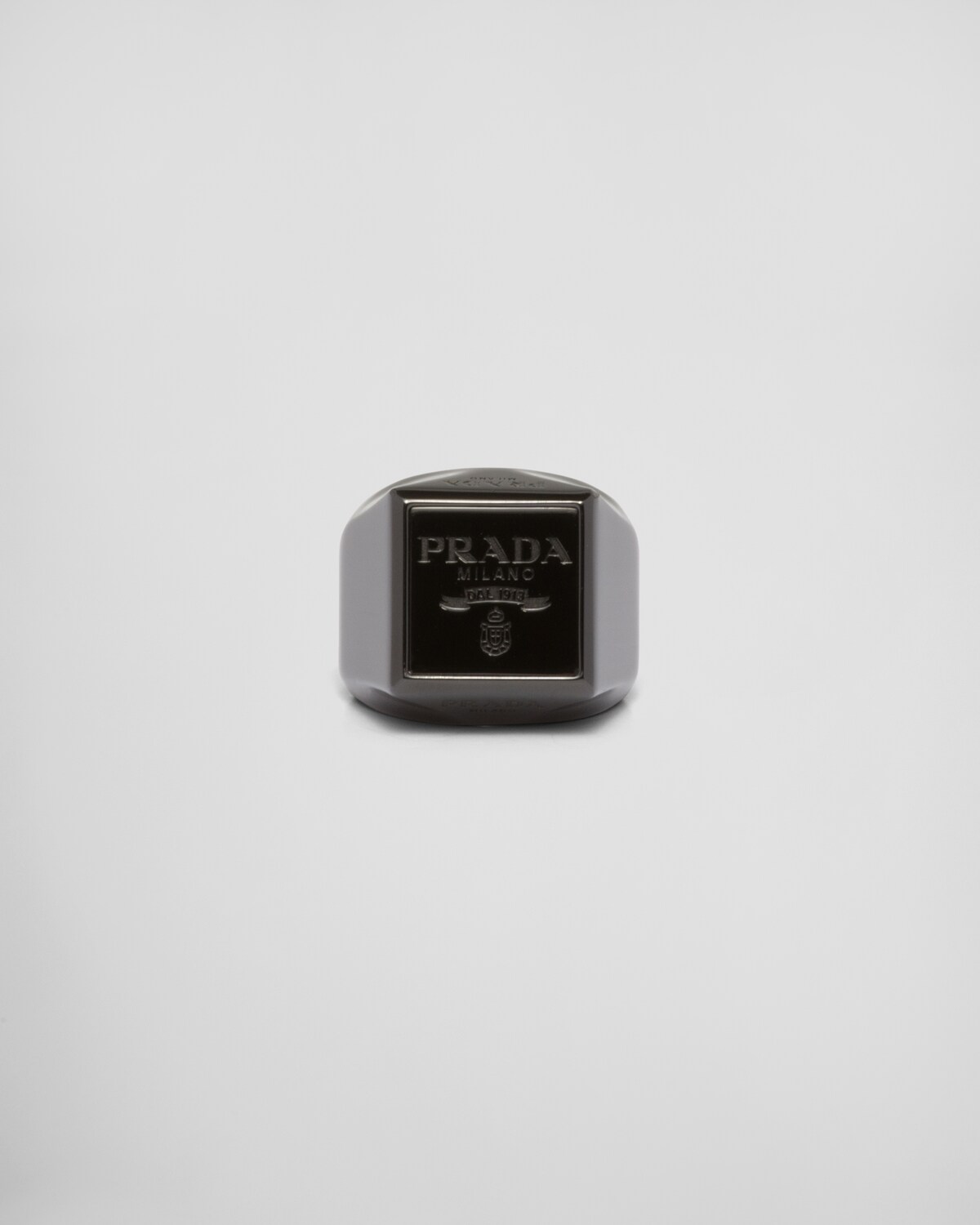 Black Prada Symbole Ring | PRADA