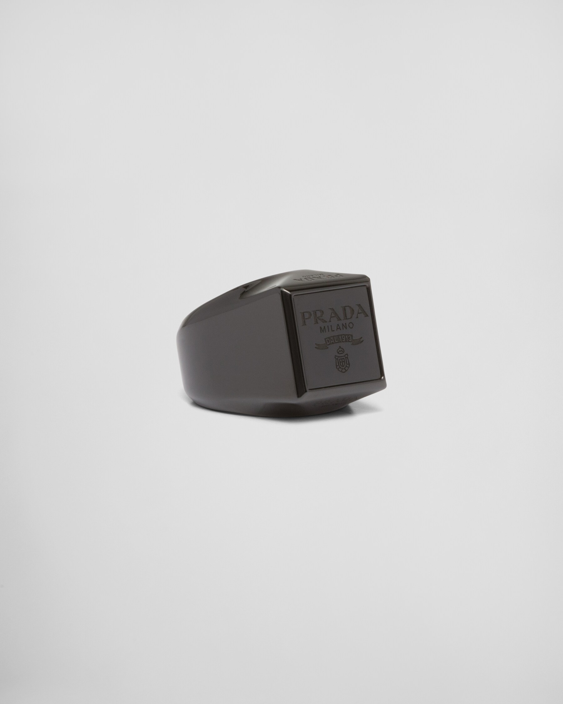 Black Prada Symbole Ring | PRADA
