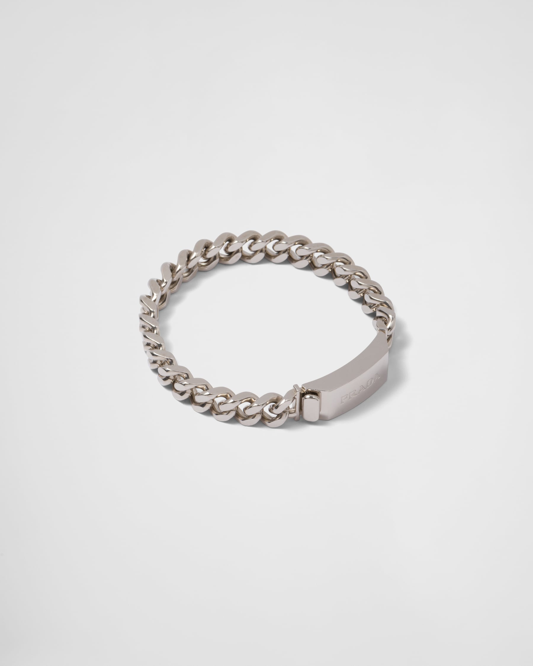 Silver Chain Jewels Bracelet | PRADA
