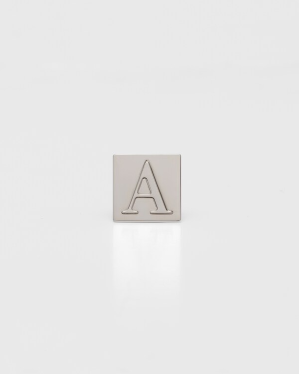 Silver Interchangeable Element For Prada Symbole Ring | PRADA