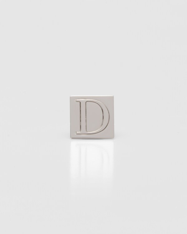 Silver Interchangeable Element For Prada Symbole Ring | PRADA