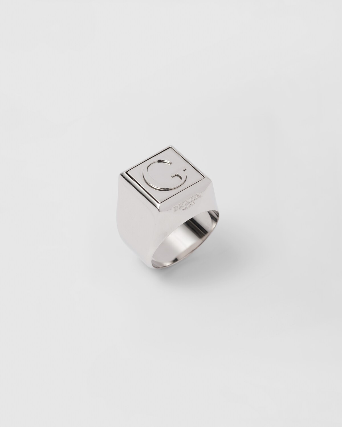 Silver Interchangeable Element For Prada Symbole Ring | PRADA