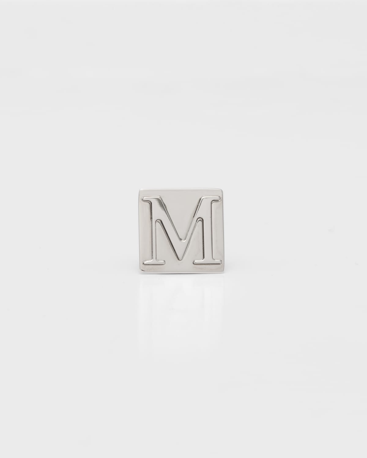 Silver Interchangeable Element For Prada Symbole Ring | PRADA