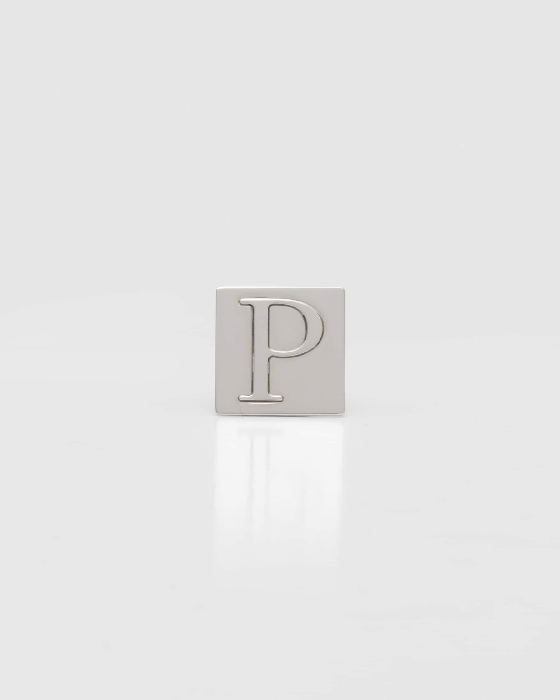 Silver Interchangeable Element For Prada Symbole Ring | PRADA