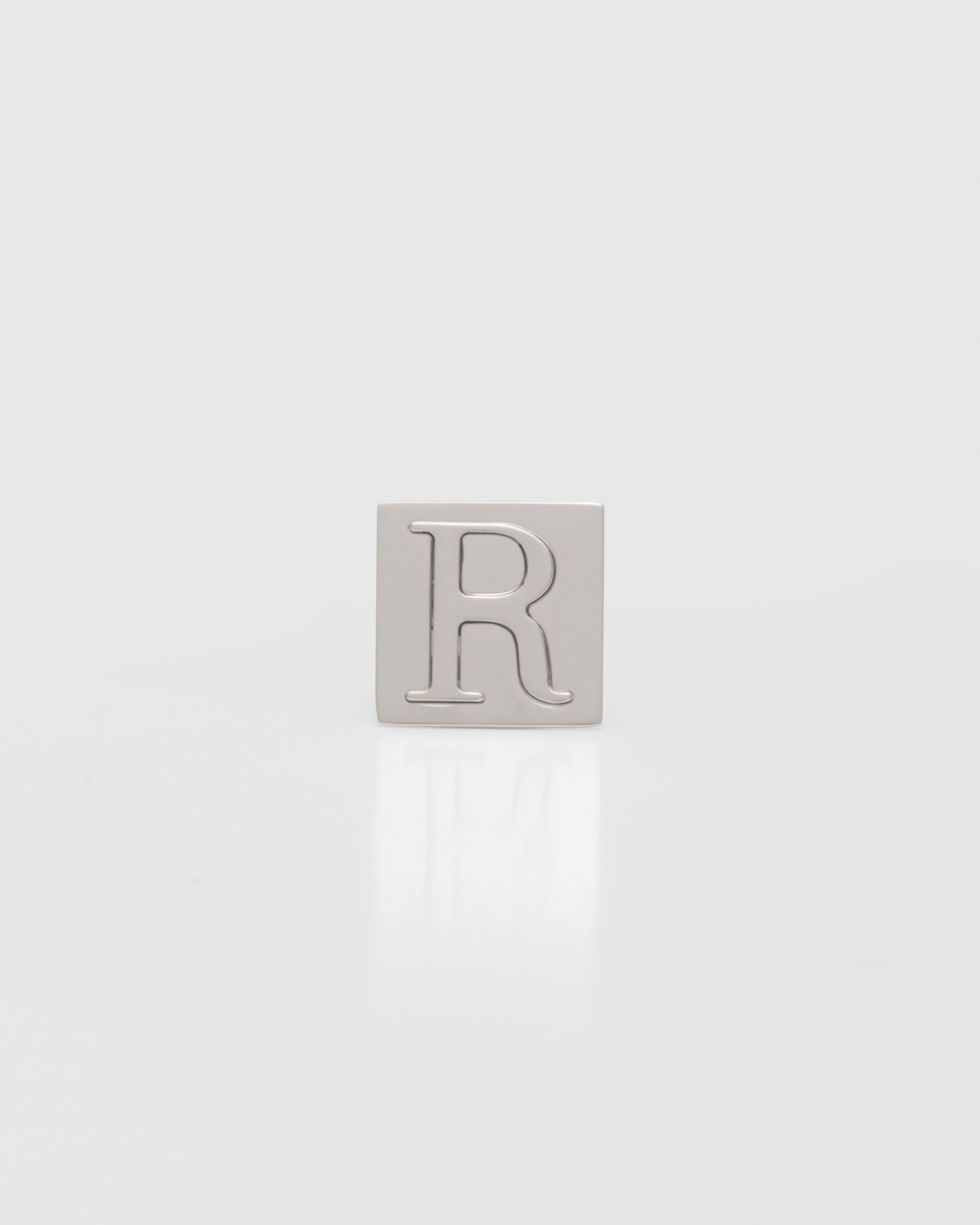 Silver Interchangeable Element For Prada Symbole Ring | PRADA