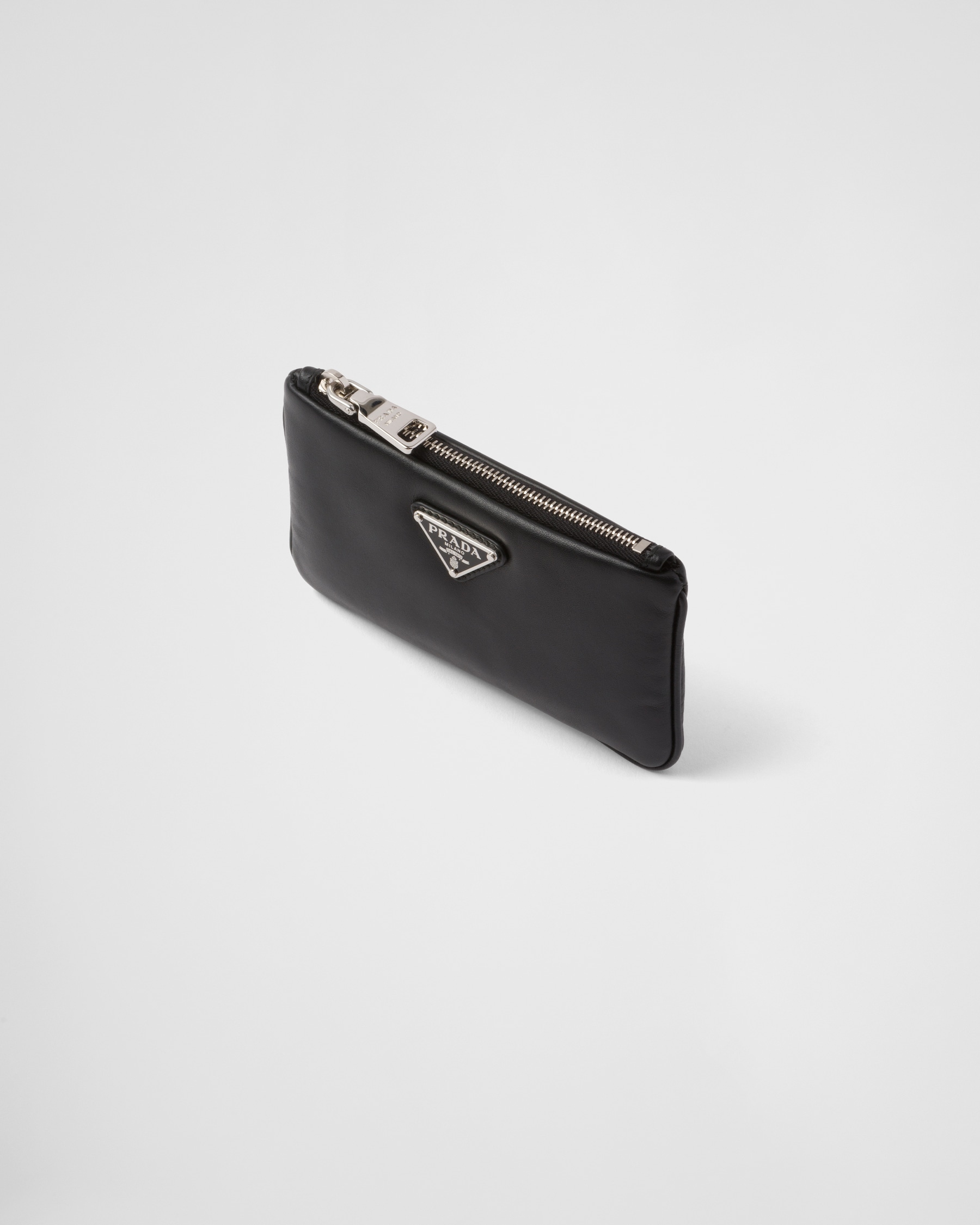 Black Leather Pouch | PRADA