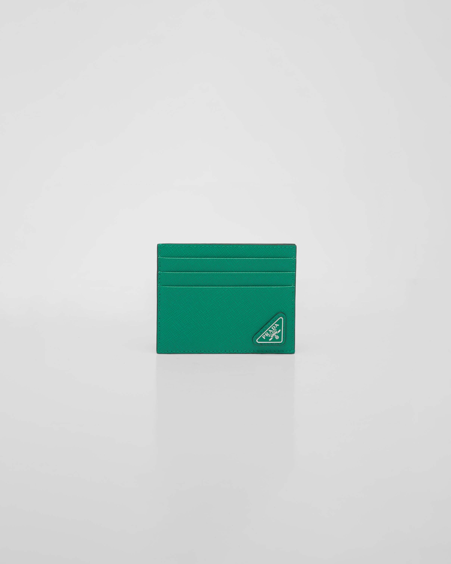 Mango Saffiano Leather Card Holder | PRADA