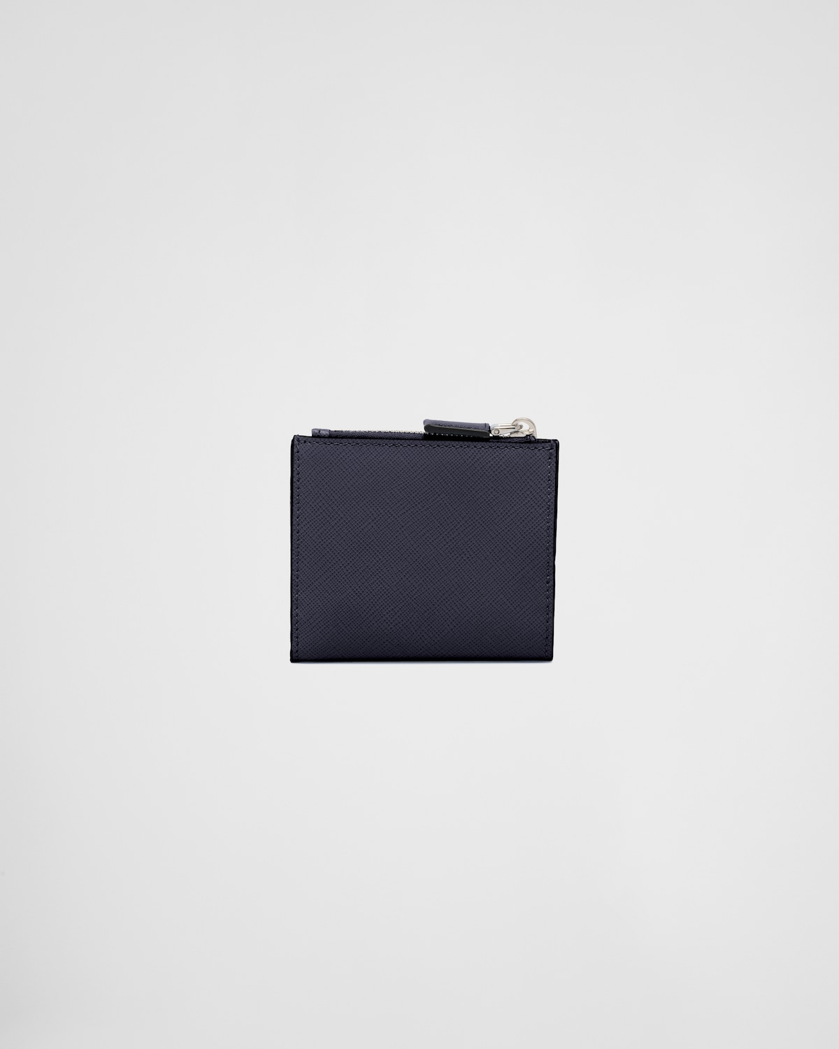 Baltic Blue Small Saffiano Leather Wallet | PRADA
