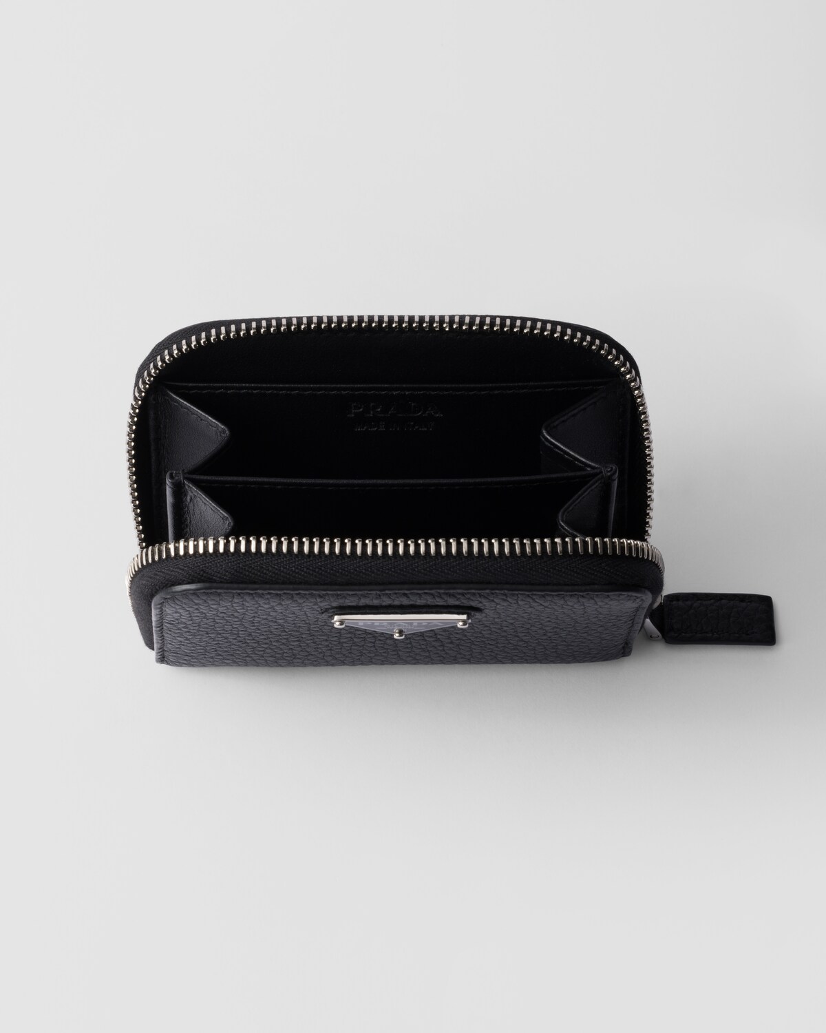 Black Leather Coin Purse | PRADA