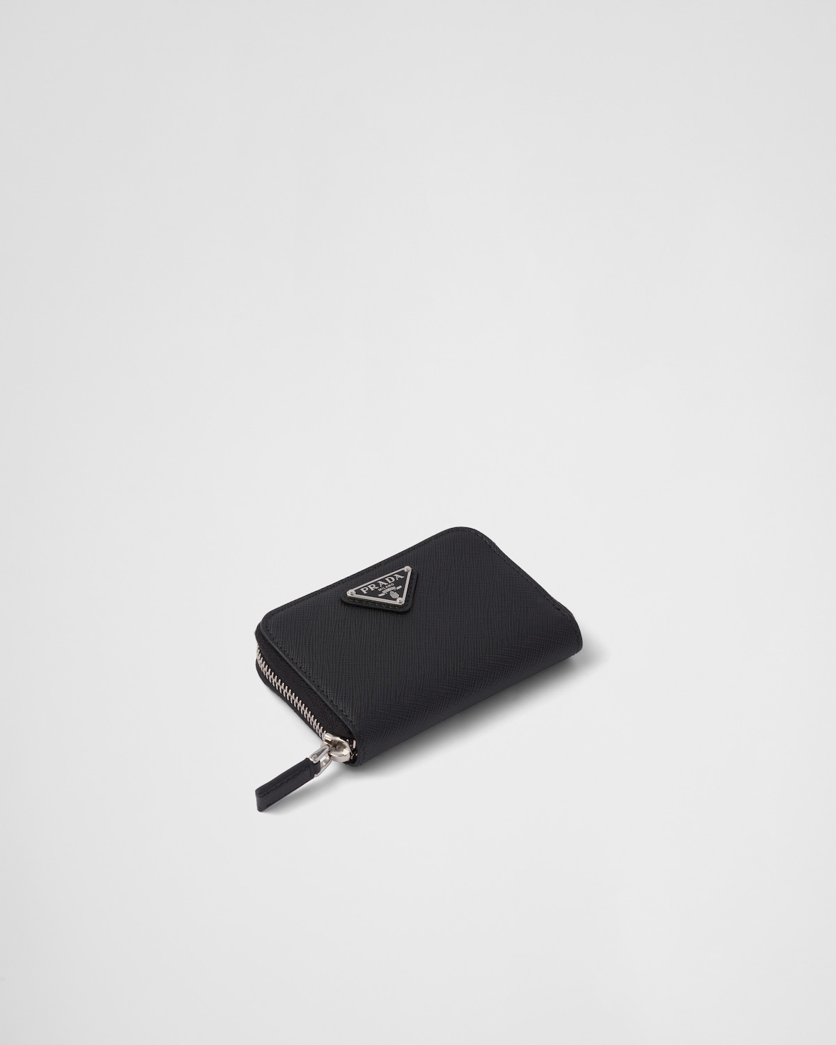 Black Saffiano Coin Purse | PRADA - United States