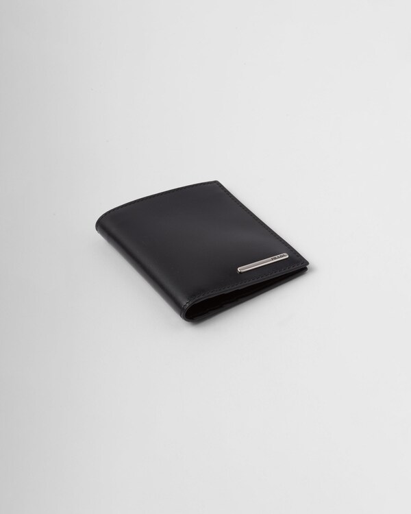 Black Leather Wallet | PRADA