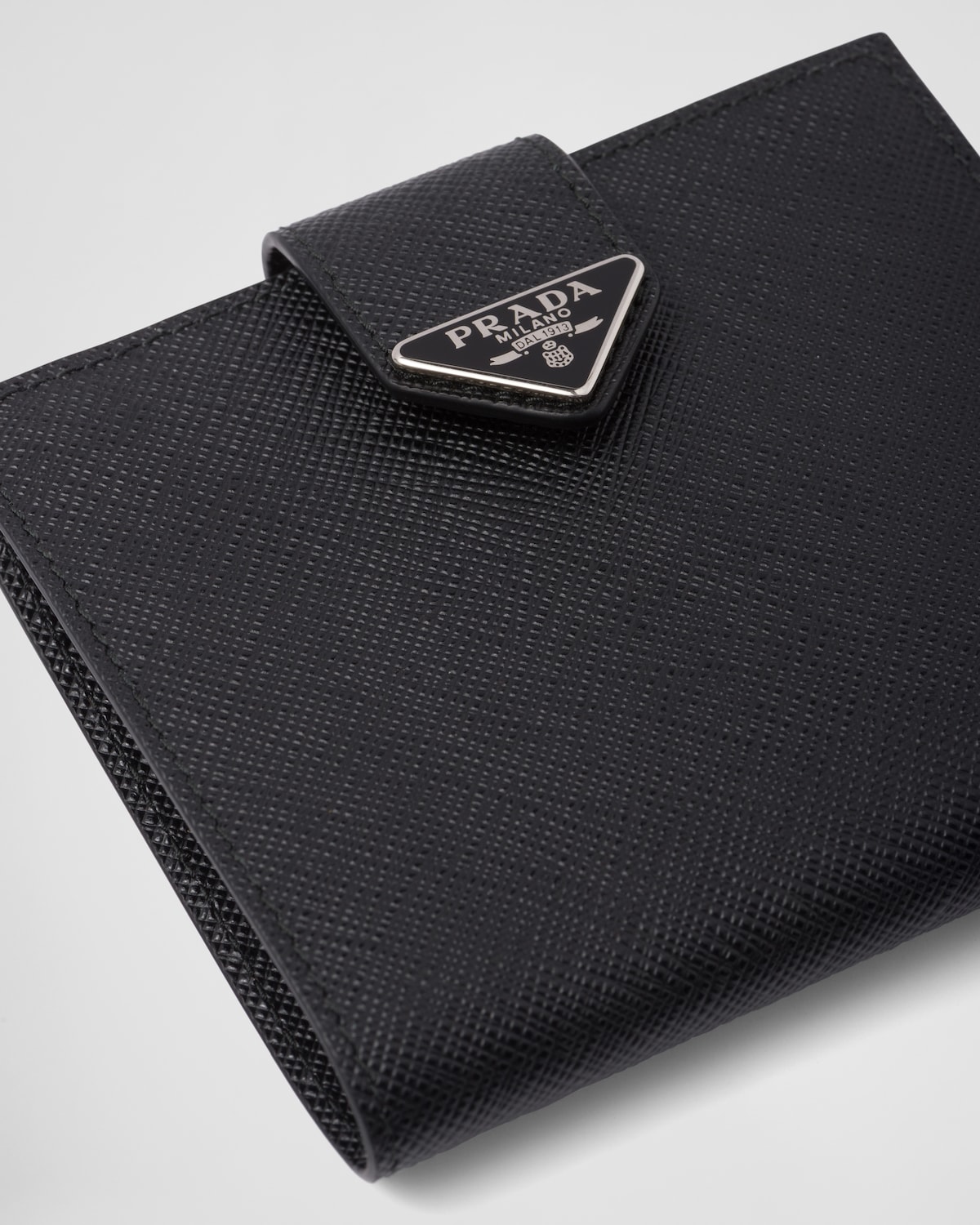 Black Saffiano Leather Wallet | PRADA