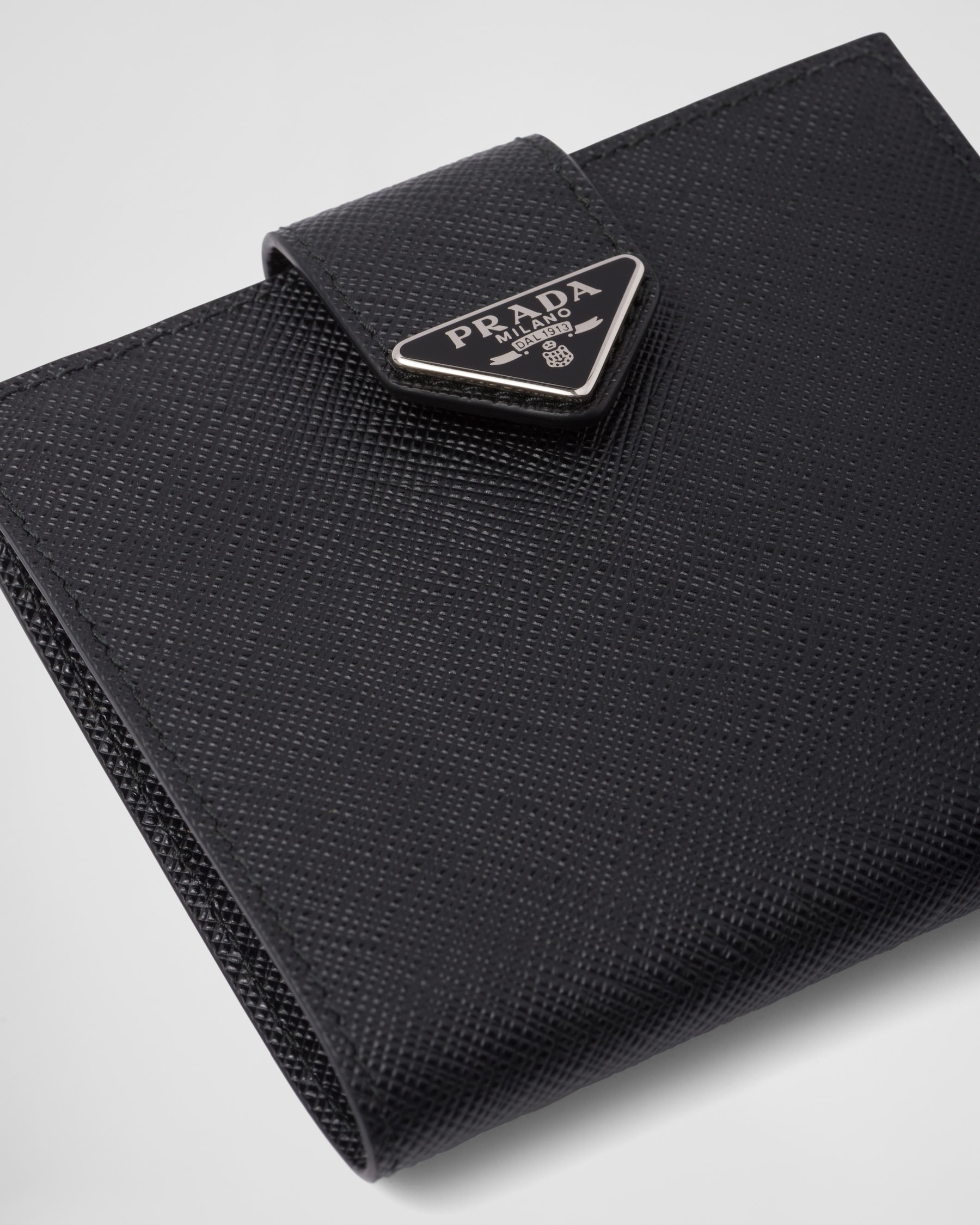 Black Saffiano Leather Wallet | PRADA