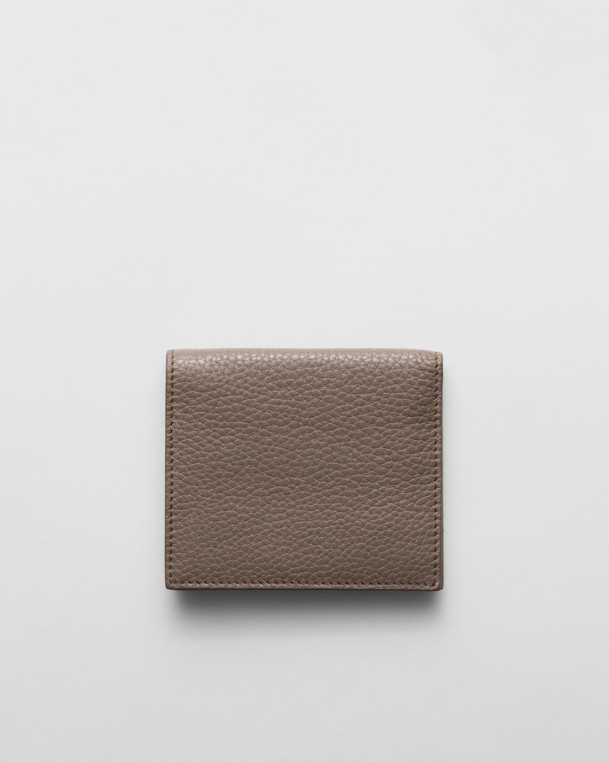 Bamboo Gray Leather Wallet | PRADA