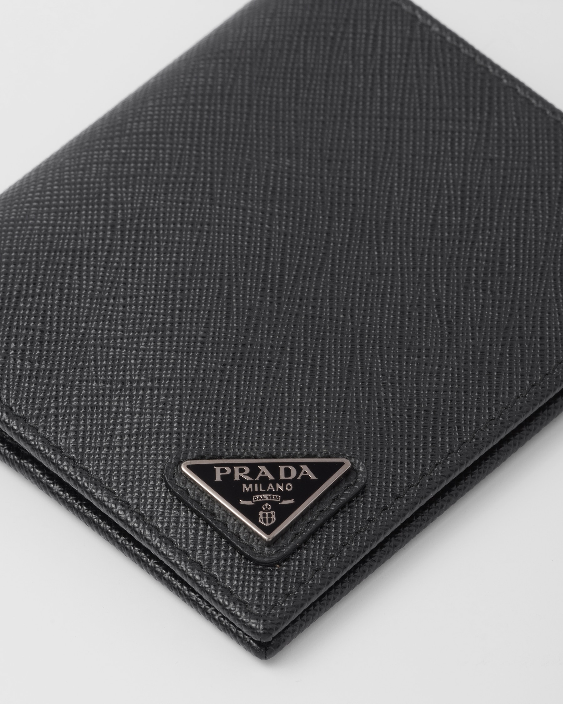 Black Saffiano Leather Wallet | PRADA