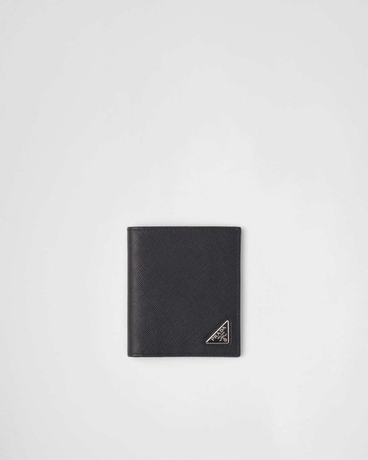 Black Saffiano Leather Wallet | PRADA - United States
