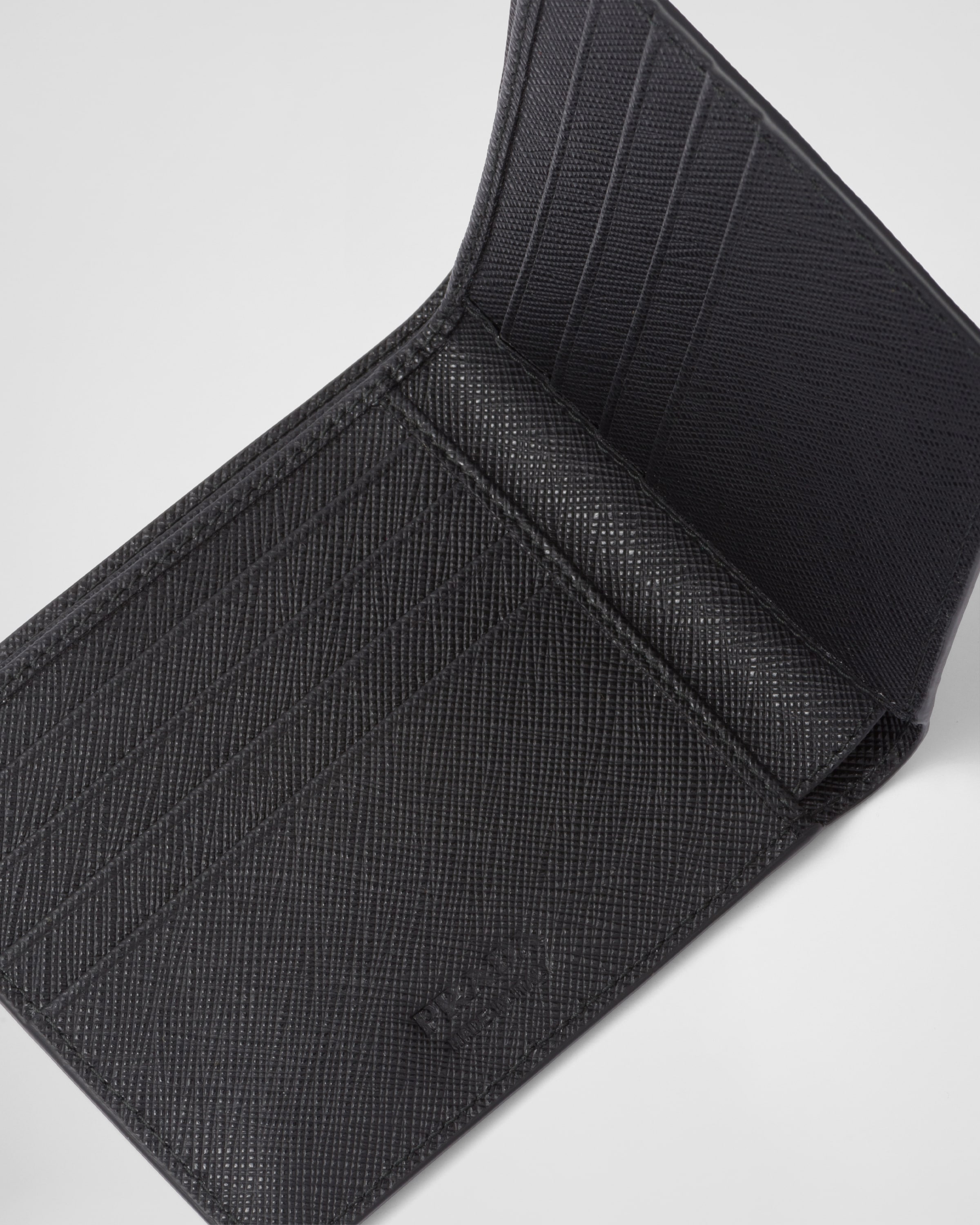 Black Saffiano leather wallet | Prada