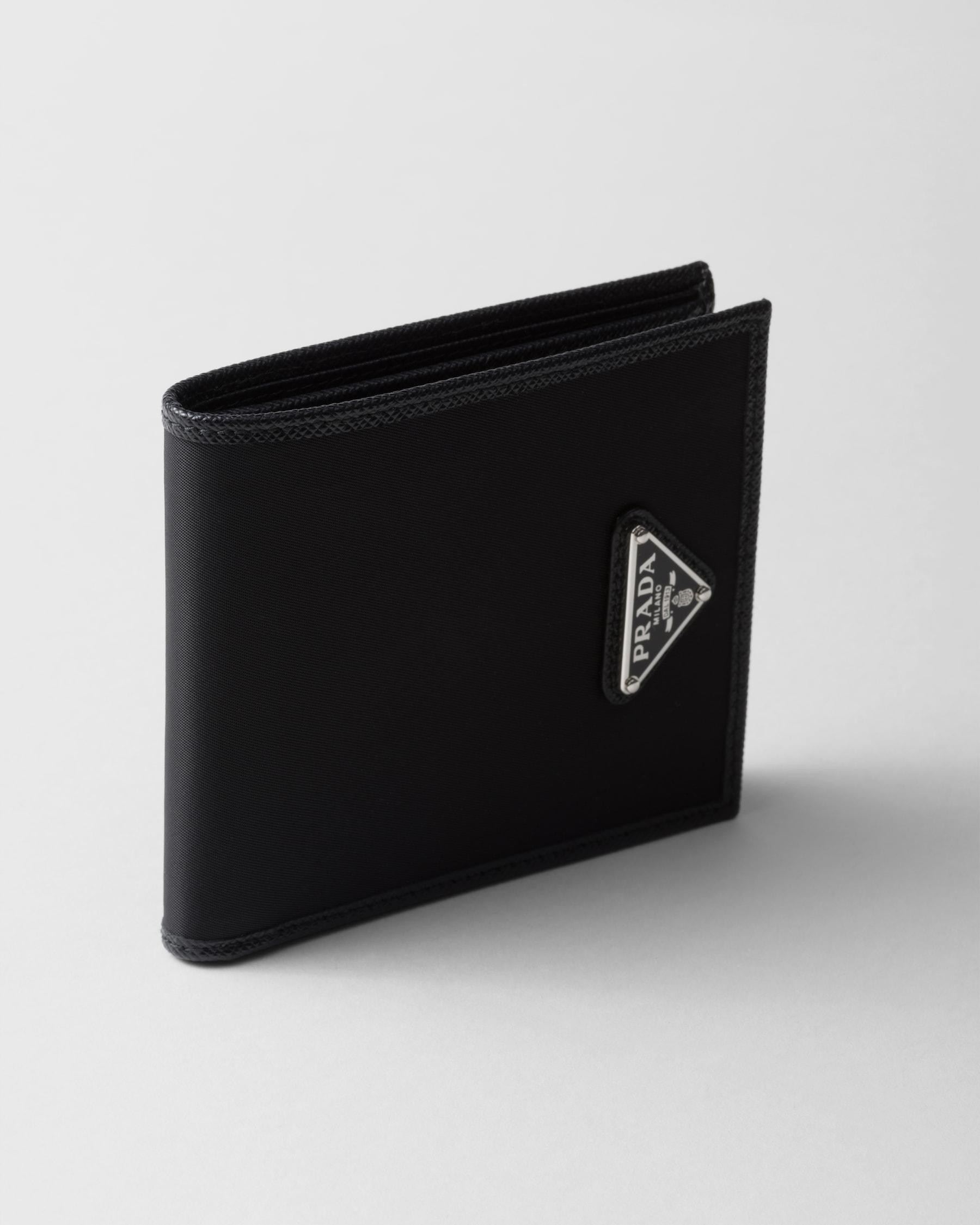 Black Re-nylon Wallet With Coin Purse | PRADA