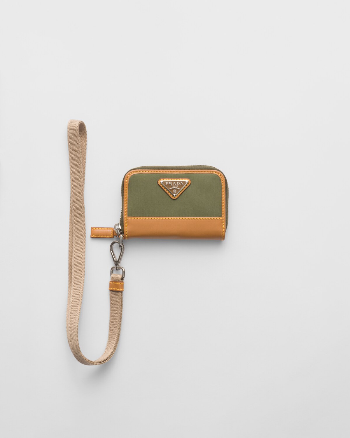 Military/caramel Re-nylon Coin Purse | PRADA