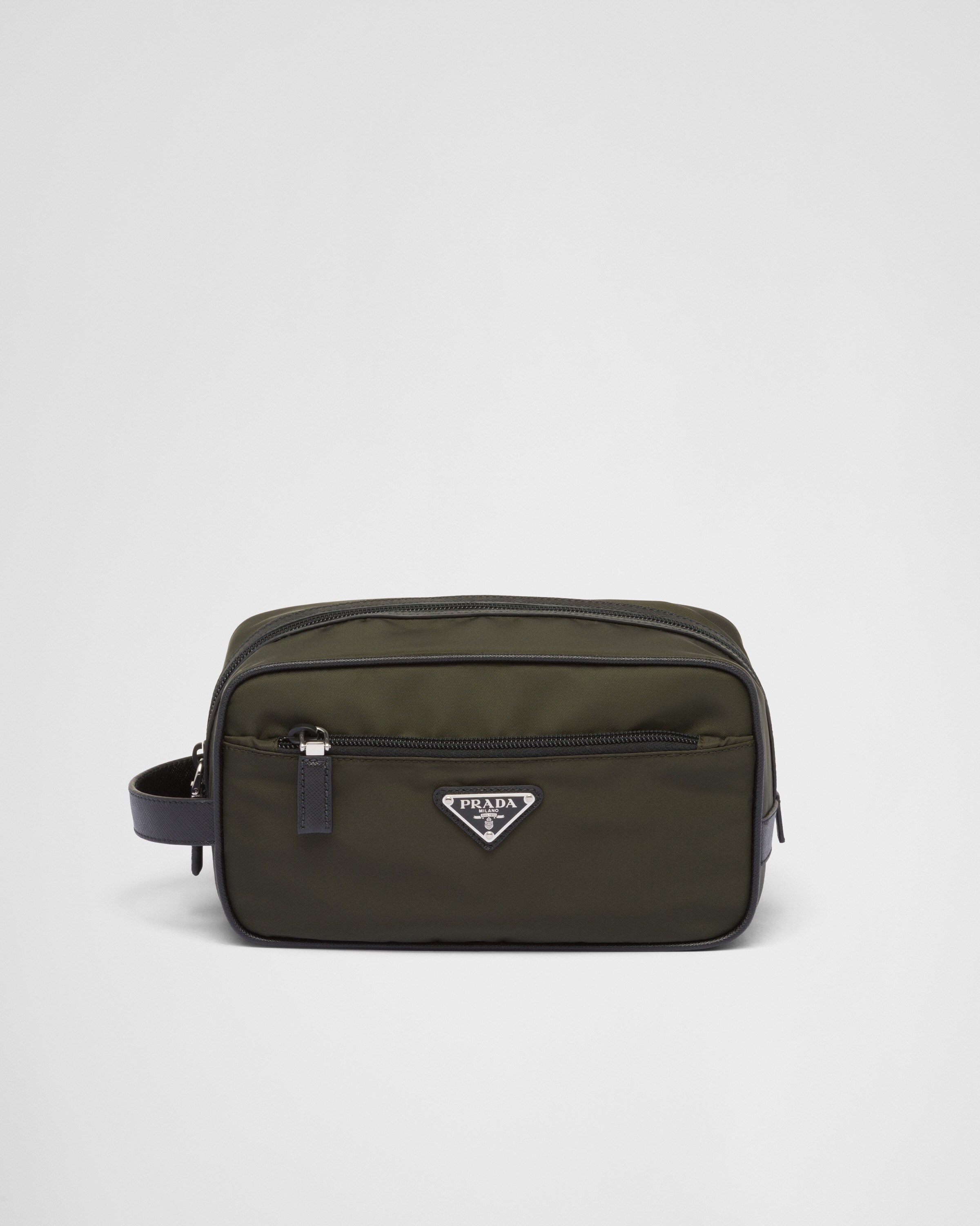 Nécessaire Em Re-nylon E Couro Saffiano Tundra | PRADA
