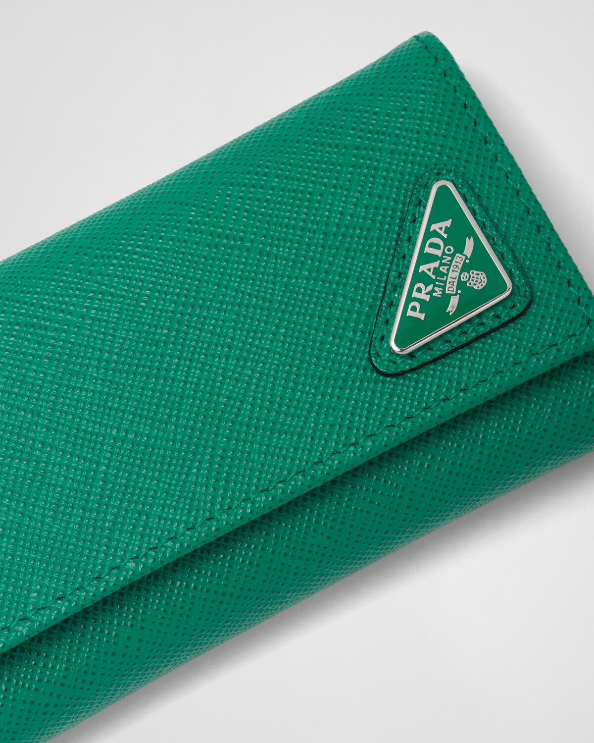 Mango Saffiano Leather Key Case | PRADA