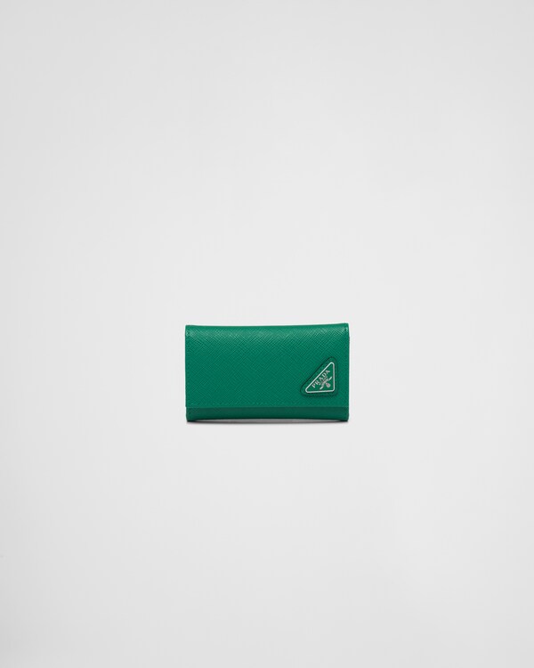 Mango Saffiano Leather Key Case | PRADA