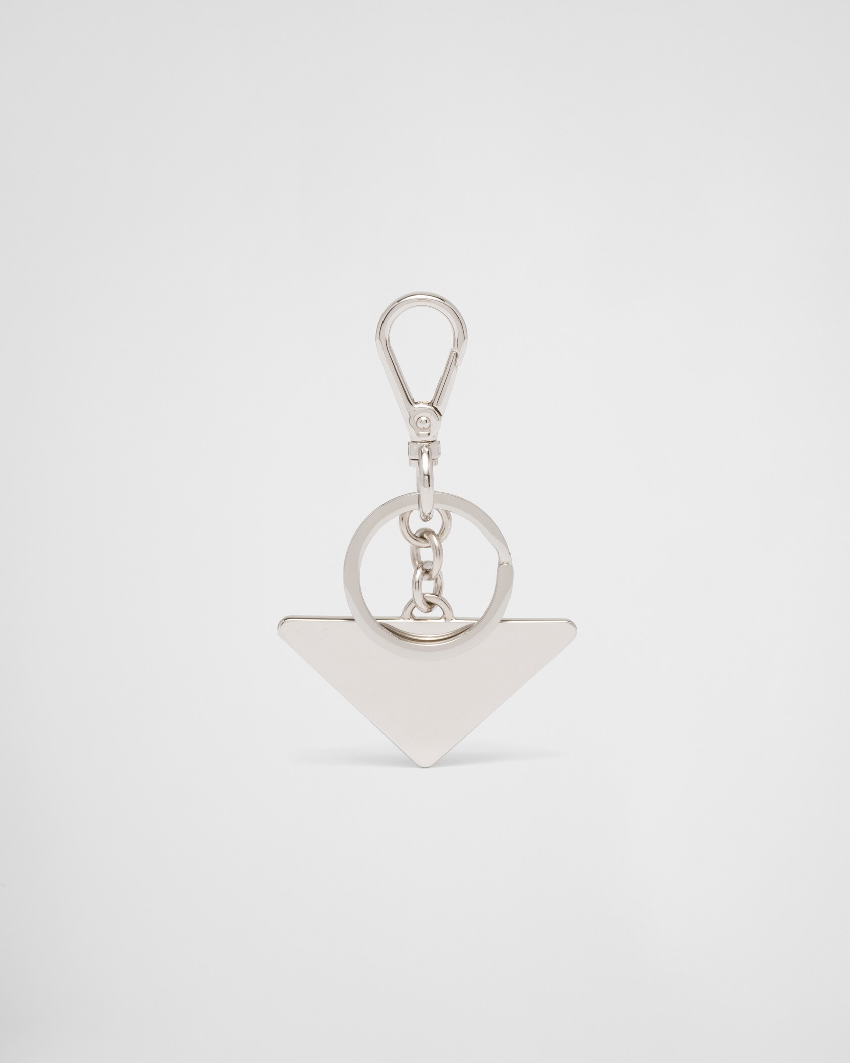 Black Metal Keychain | PRADA