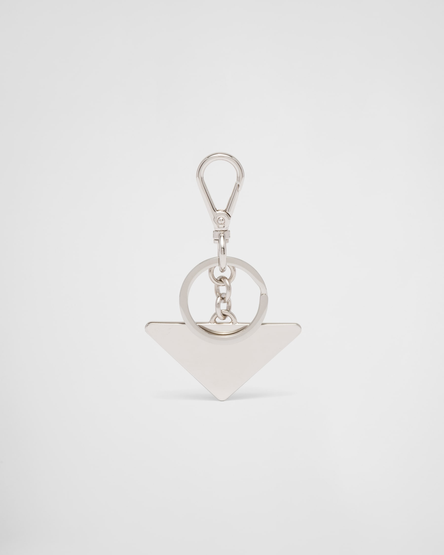 Black Metal Keychain | PRADA