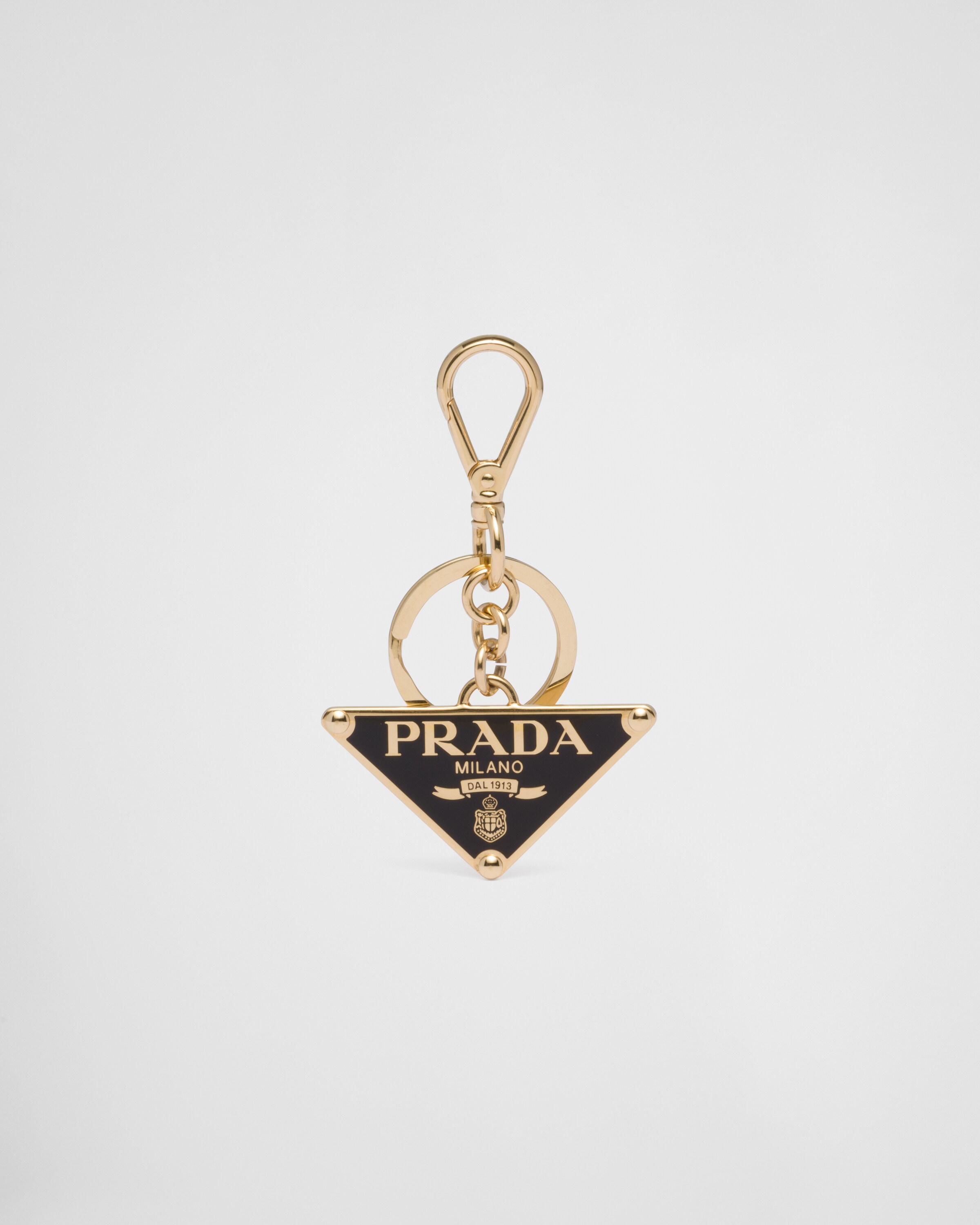 Black Metal Keychain | PRADA