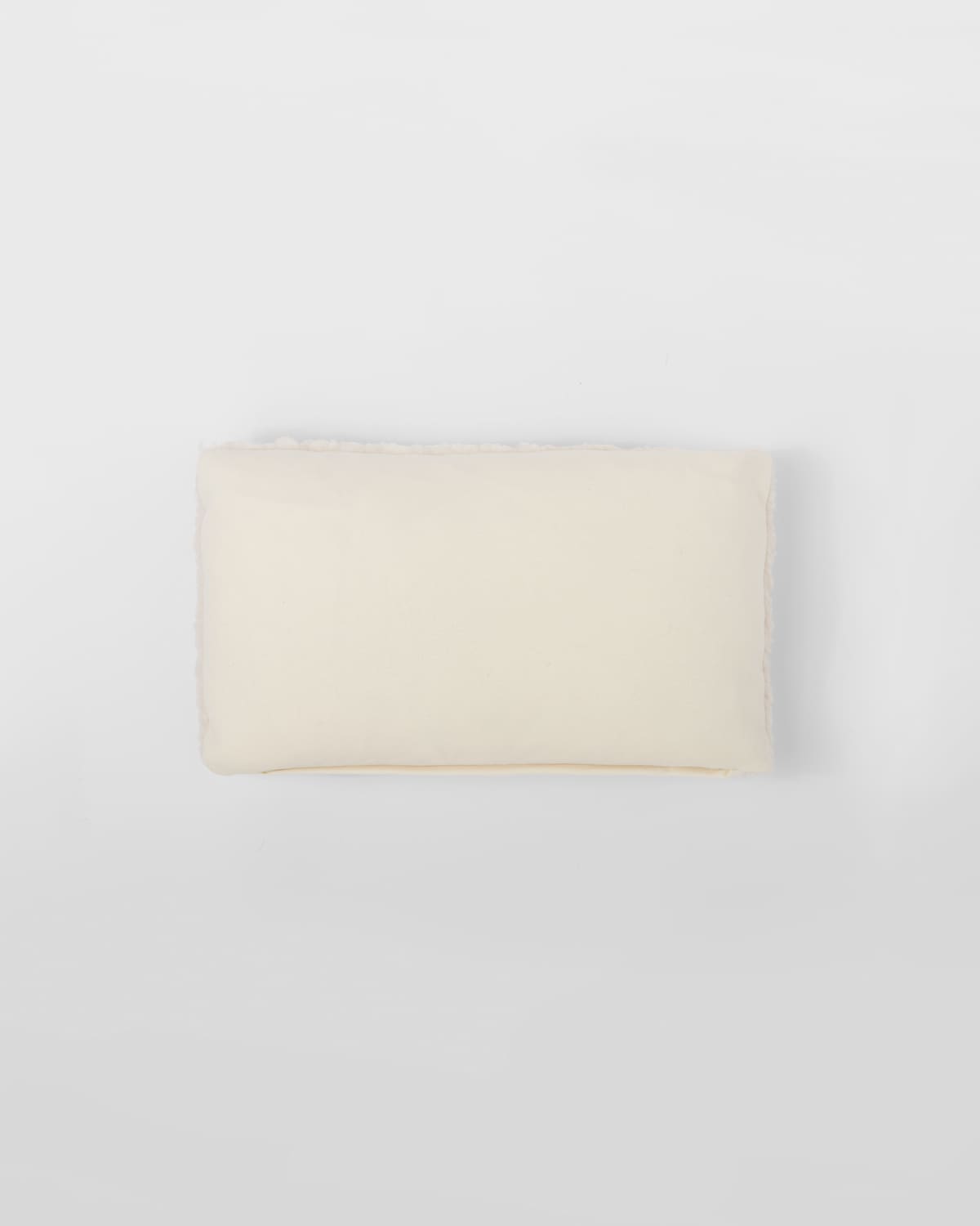 Tan/black Faux-fur Cashmere And Wool Throw Pillow | PRADA