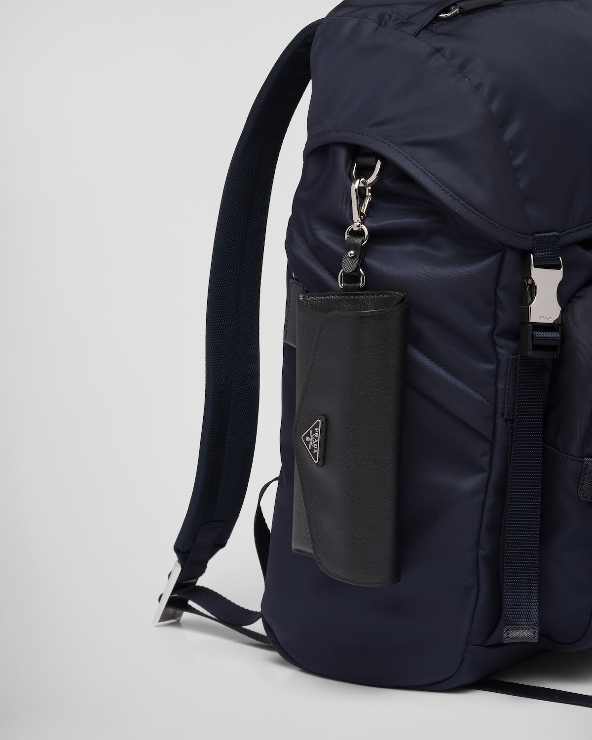 Black Saffiano Leather Eyeglasses Case | PRADA