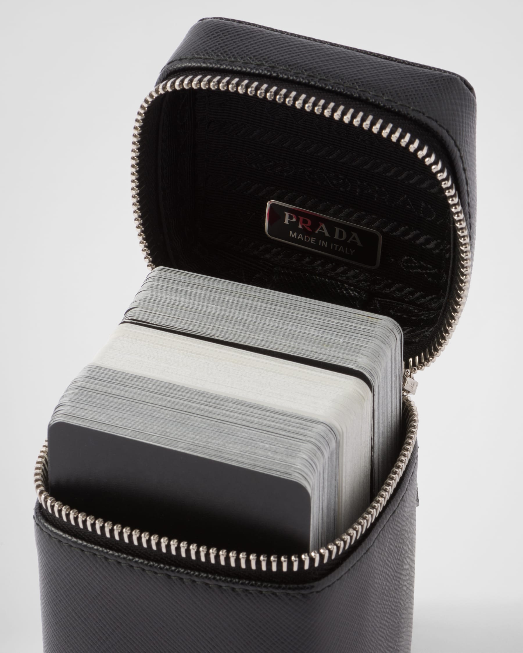 Black Playing Card Kit With Three Card Decks | PRADA